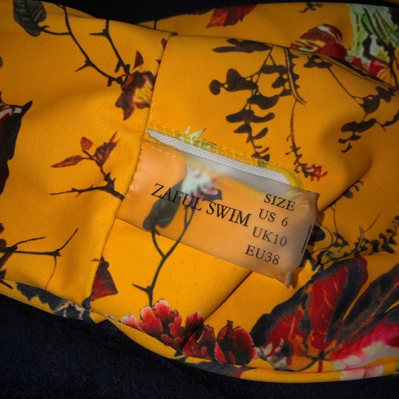 Swim | Yellow Floral Bikini | Poshmark